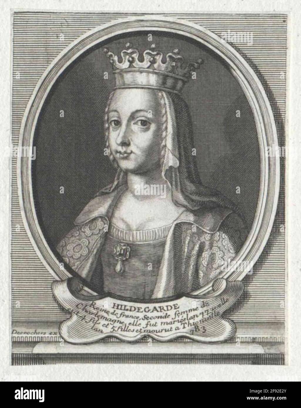 Hildegard, Queen of Swiss francs Stock Photo - Alamy