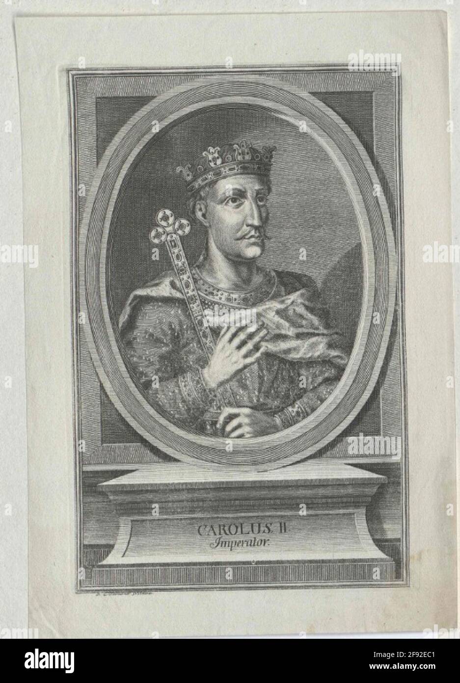 Karl II, the Kahle, Roman Emperor Stock Photo - Alamy