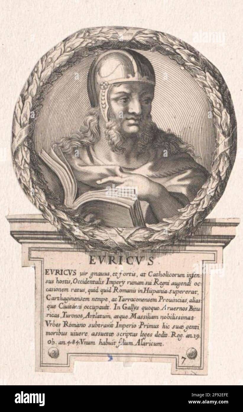 Eurich, King of Westgoten Stock Photo - Alamy