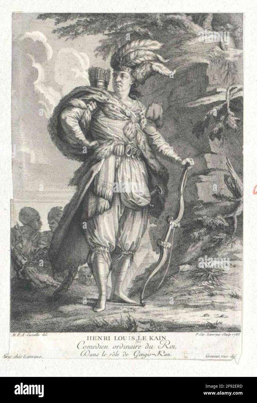 Lekain, Henri Louis Stock Photo - Alamy