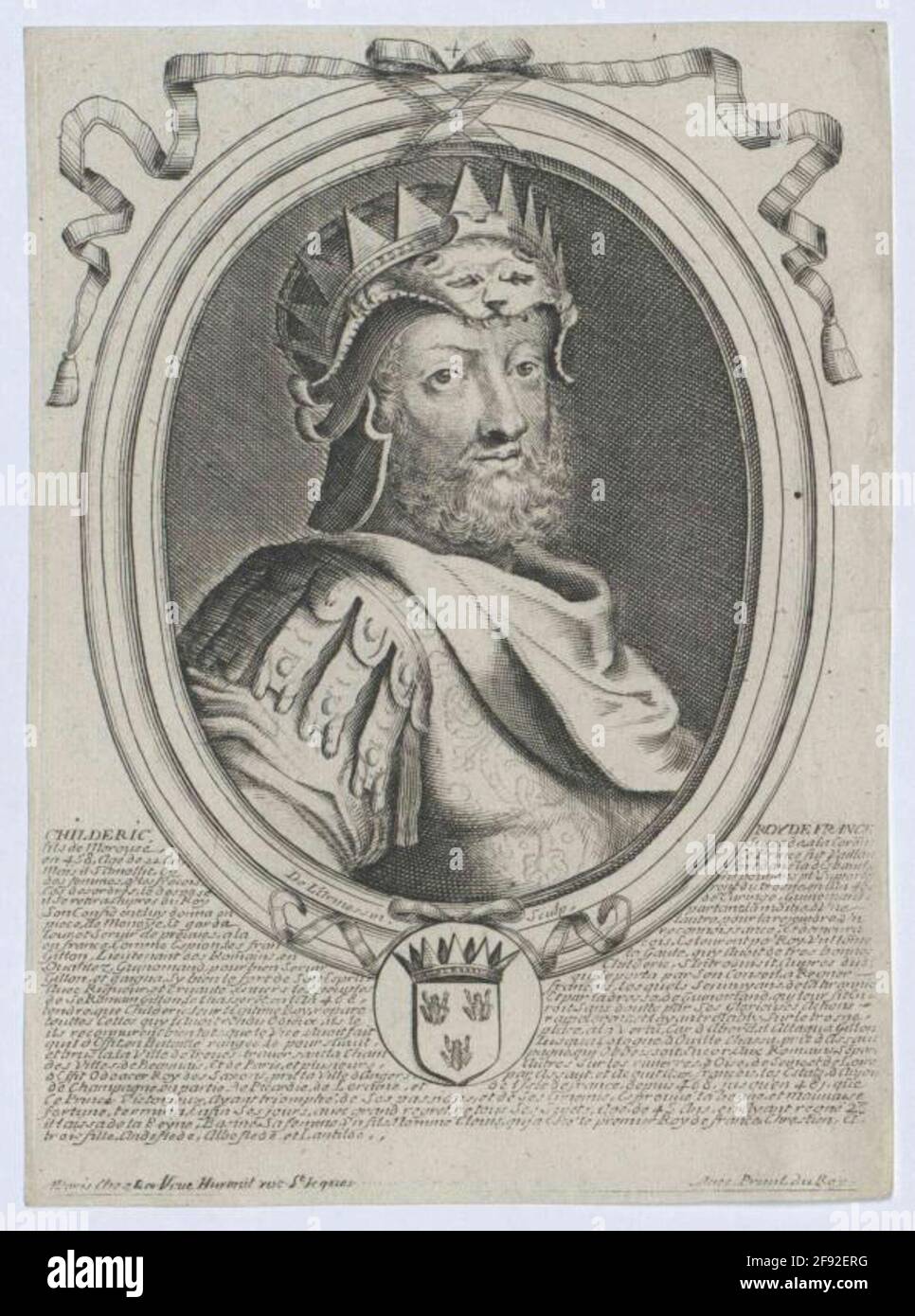 Childerich I., King of the Franks Stock Photo - Alamy