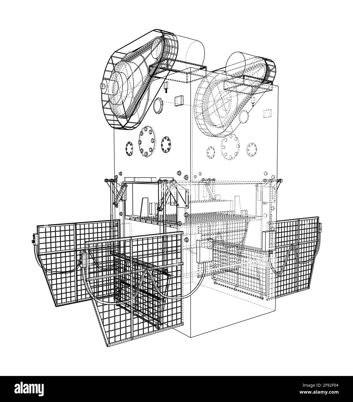 Powerful Press. Vector Stock Vector Image & Art - Alamy