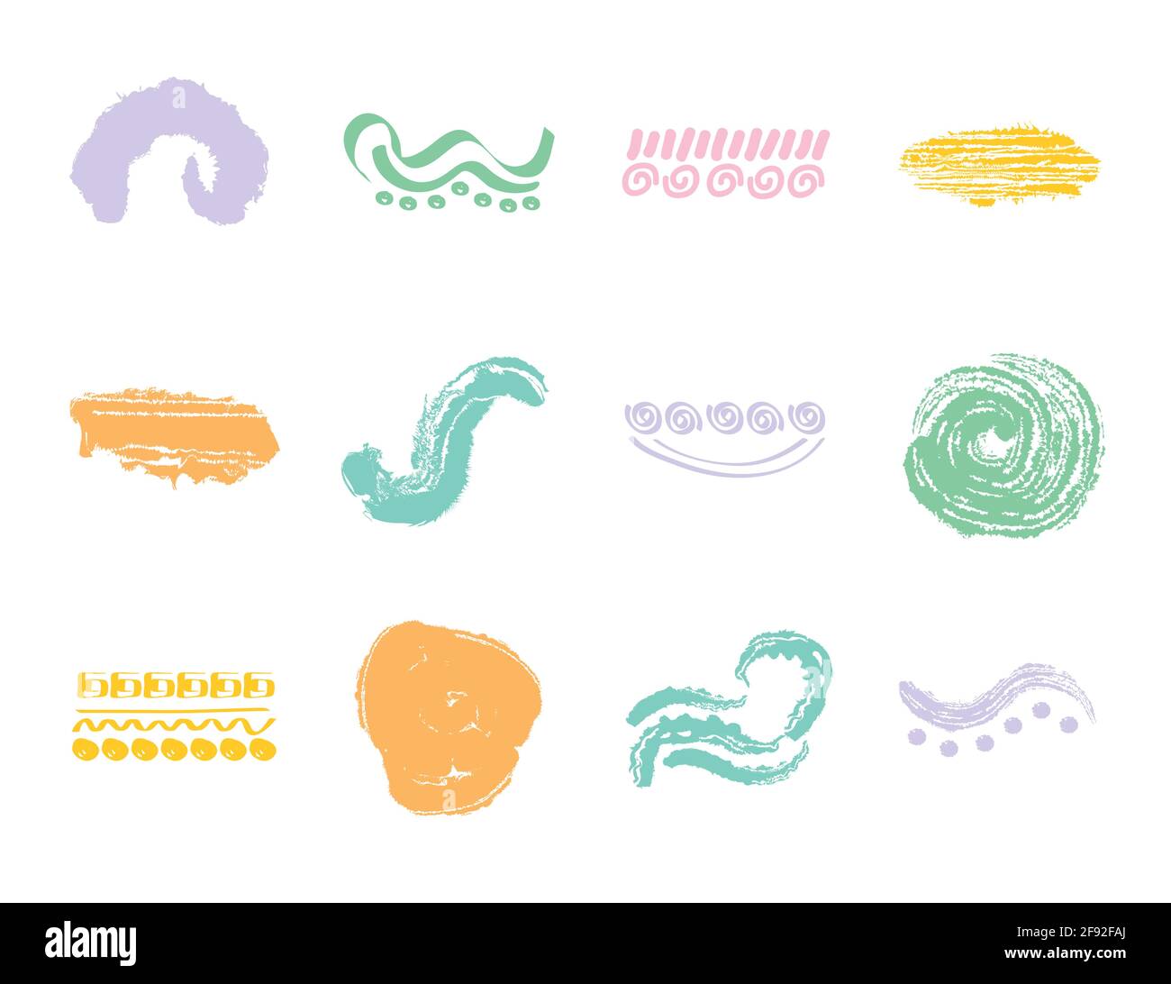 twelve paint brushes set icons Stock Vector Image & Art - Alamy