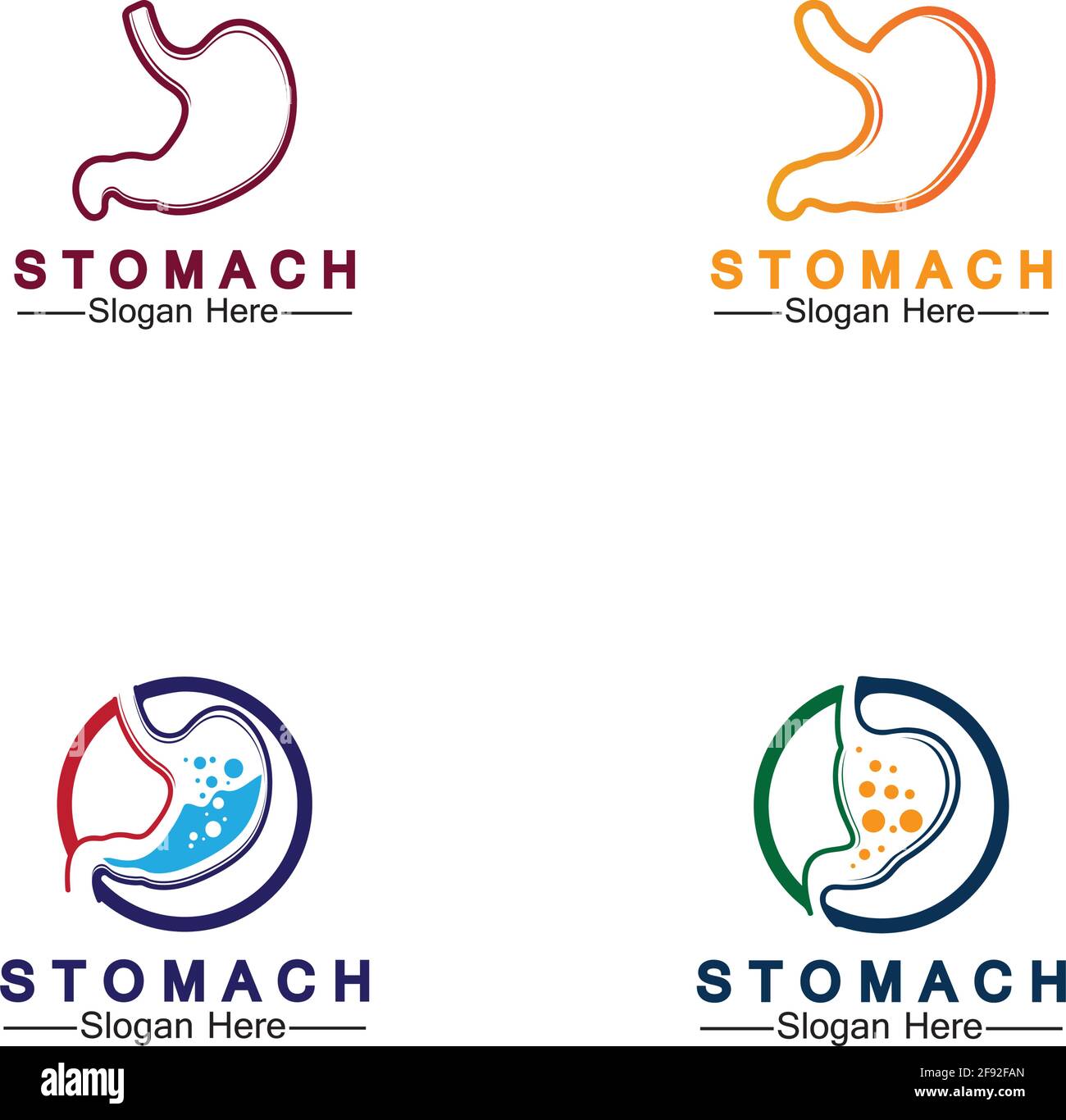 Stomach Health Logo vector illustration design - creative ...
