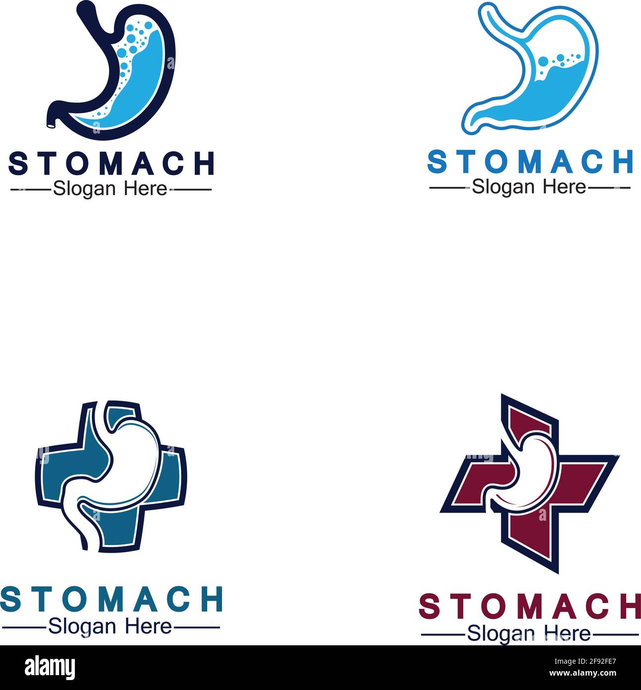 Stomach Health Logo vector illustration design - creative ...