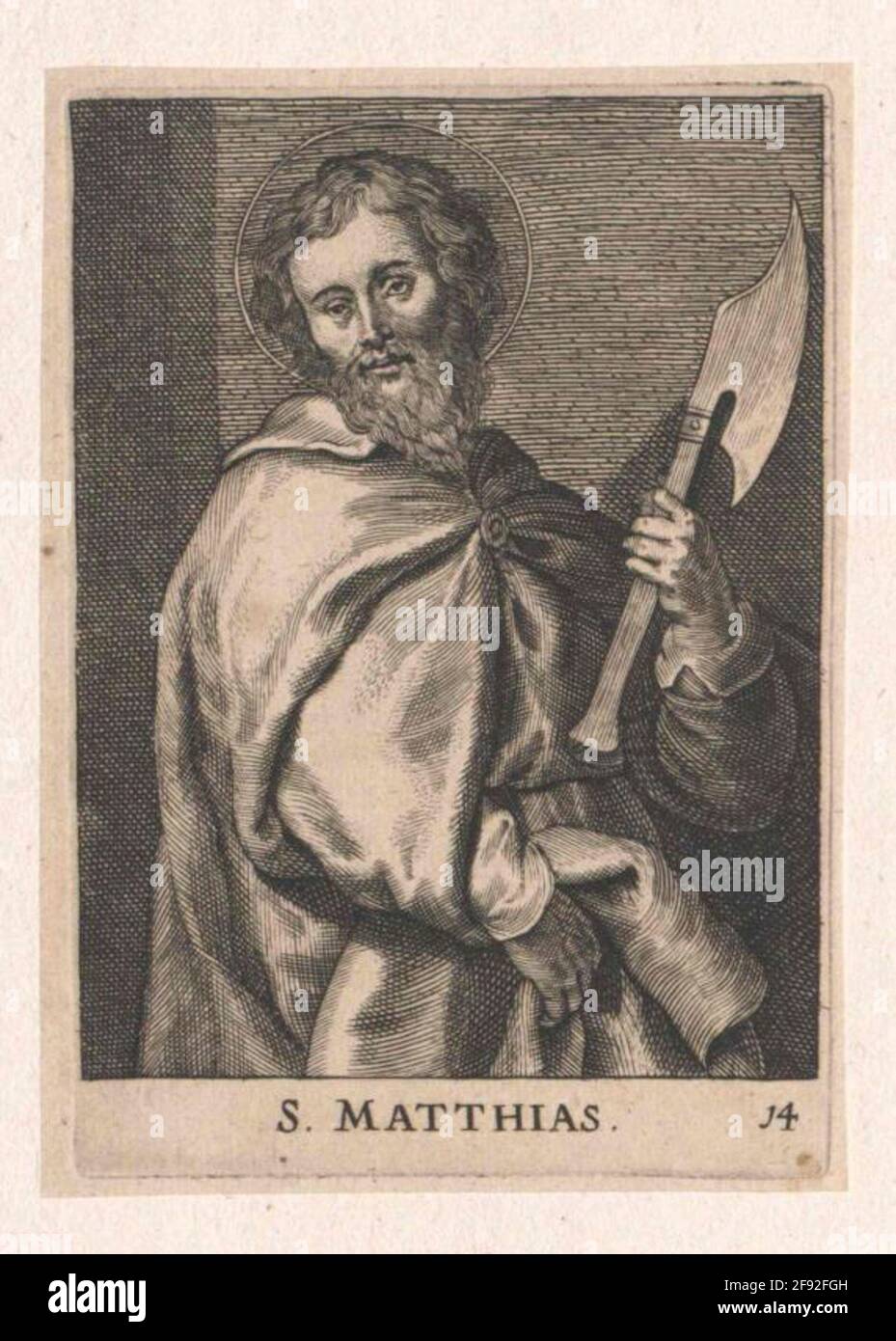 Matthias, Holy Apostles Stock Photo - Alamy