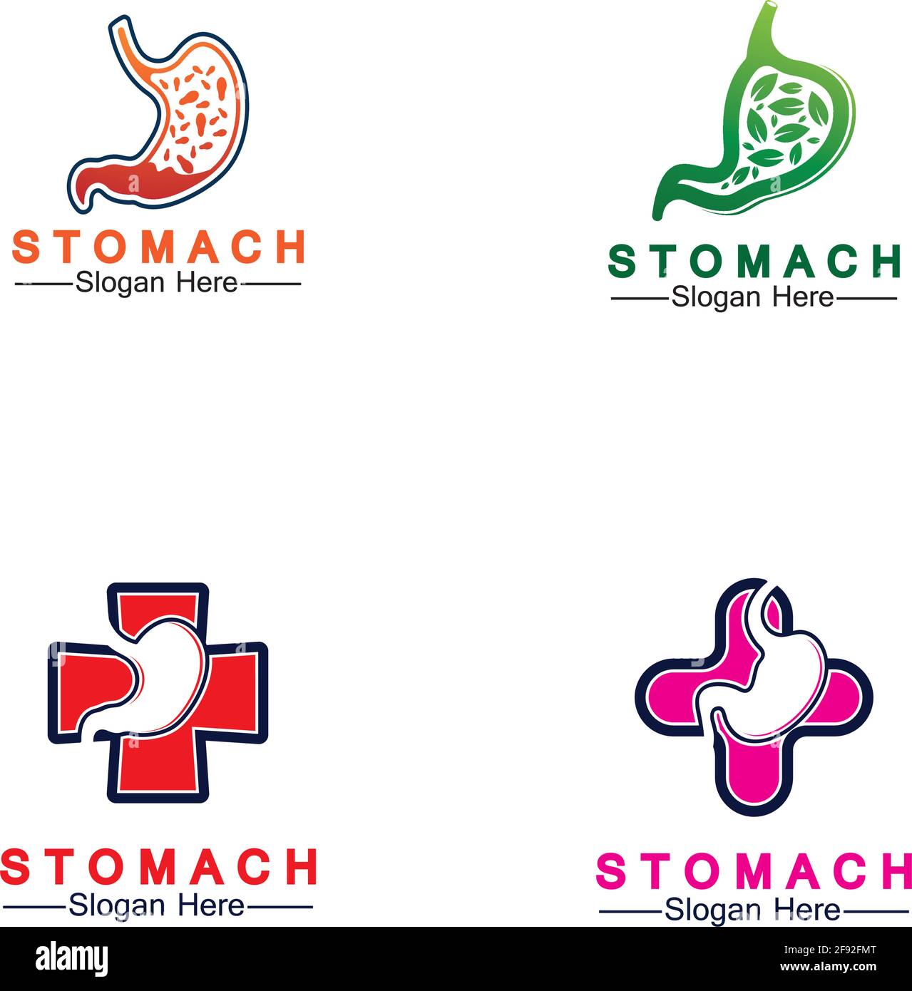 Stomach Health Logo vector illustration design - creative ...