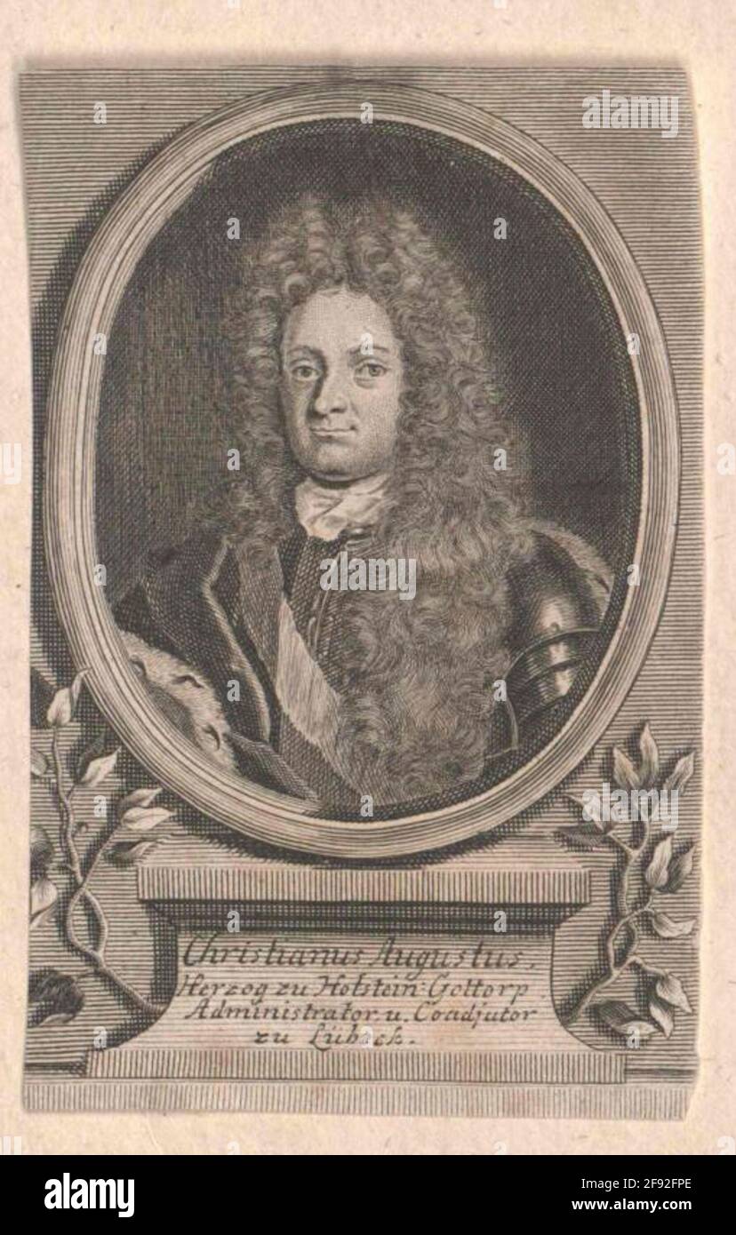 Christian August, Duke of Holstein-Gottorp 1705/1750 Stock Photo - Alamy