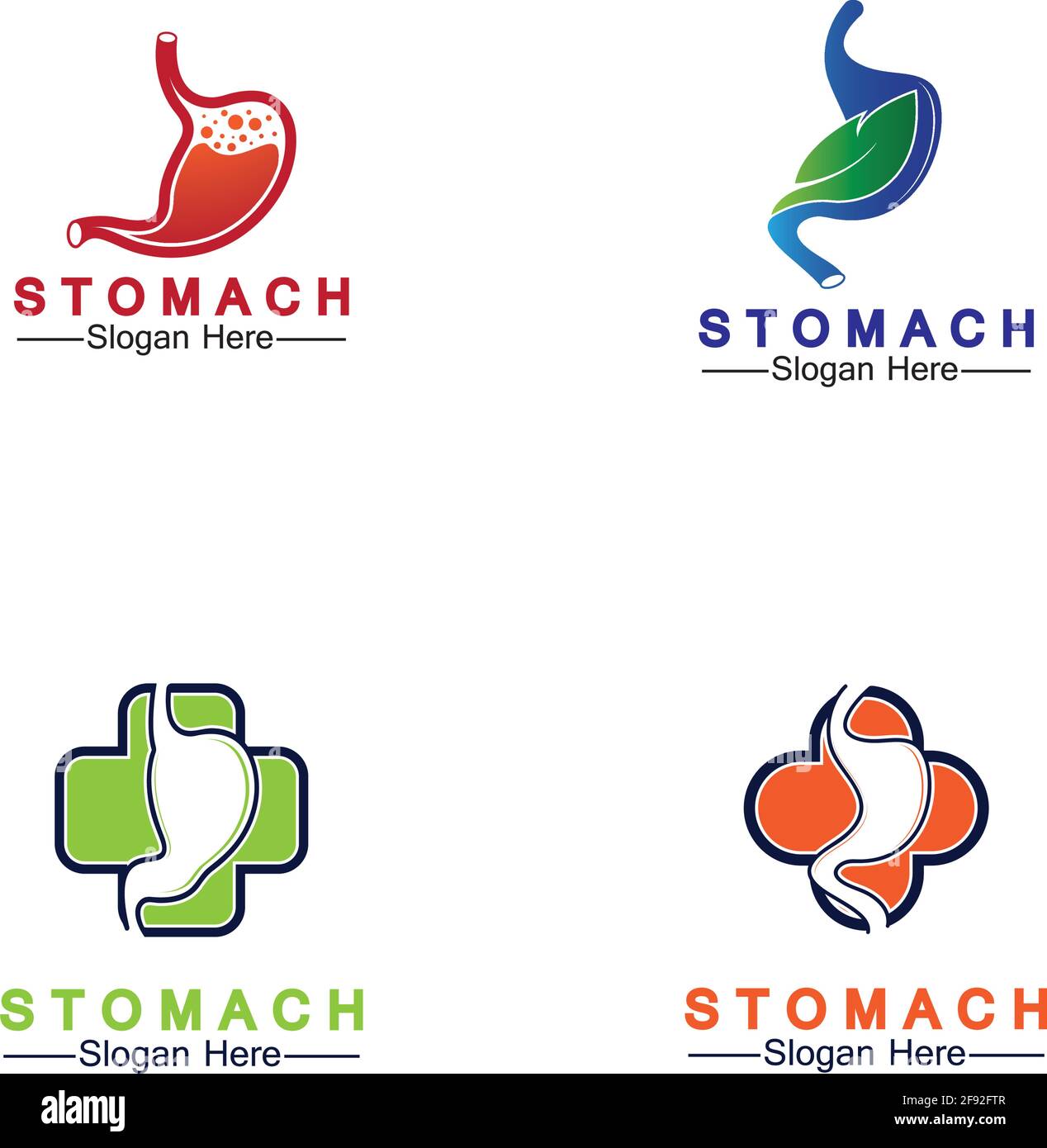 Stomach Health Logo vector illustration design - creative ...