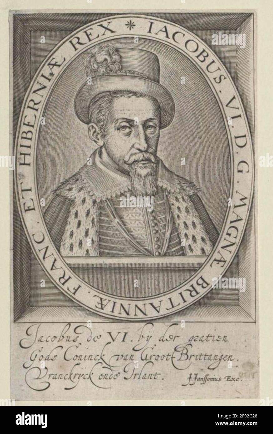 Jacob I. King of England Stock Photo - Alamy