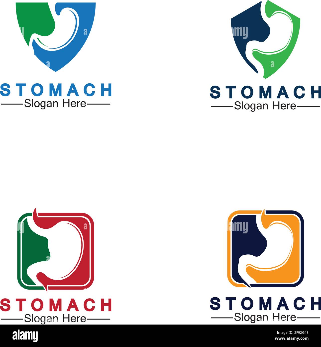 Stomach Health Logo vector illustration design - creative ...