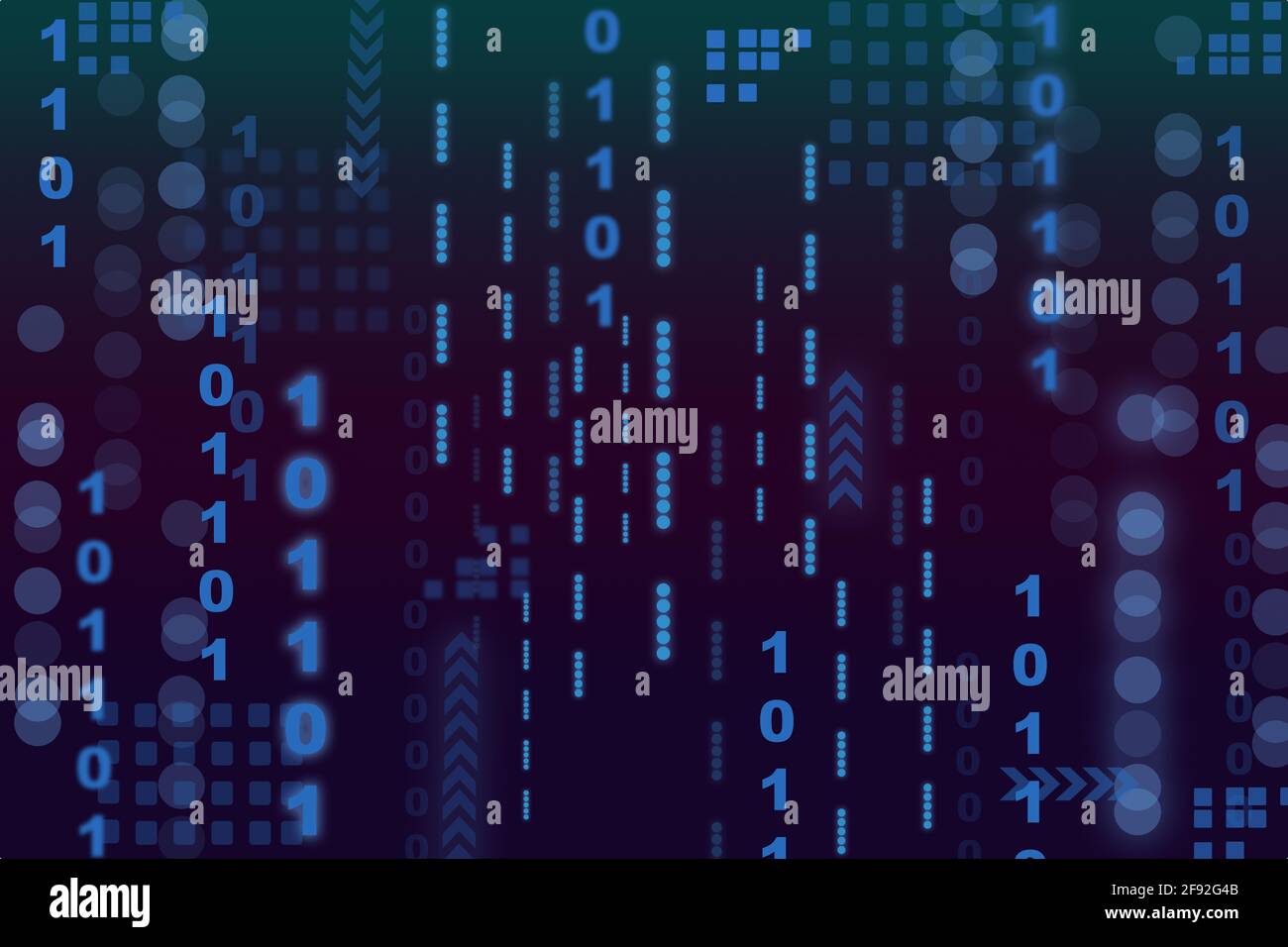 Digital binary code background. Matrix background. Hex-code, technology concept Stock Photo - Alamy