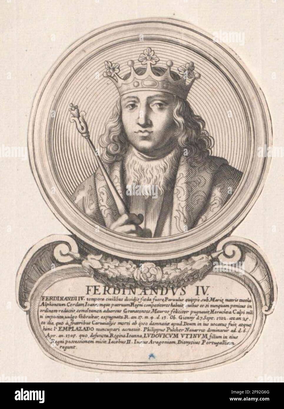 Ferdinand IV., King of Castile and León Stock Photo - Alamy
