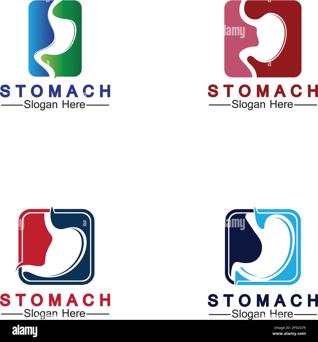 Stomach Health Logo vector illustration design - creative ...