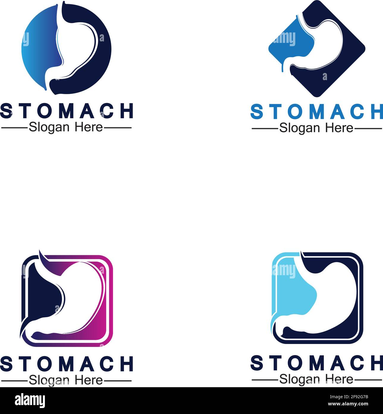 Stomach Health Logo vector illustration design - creative ...