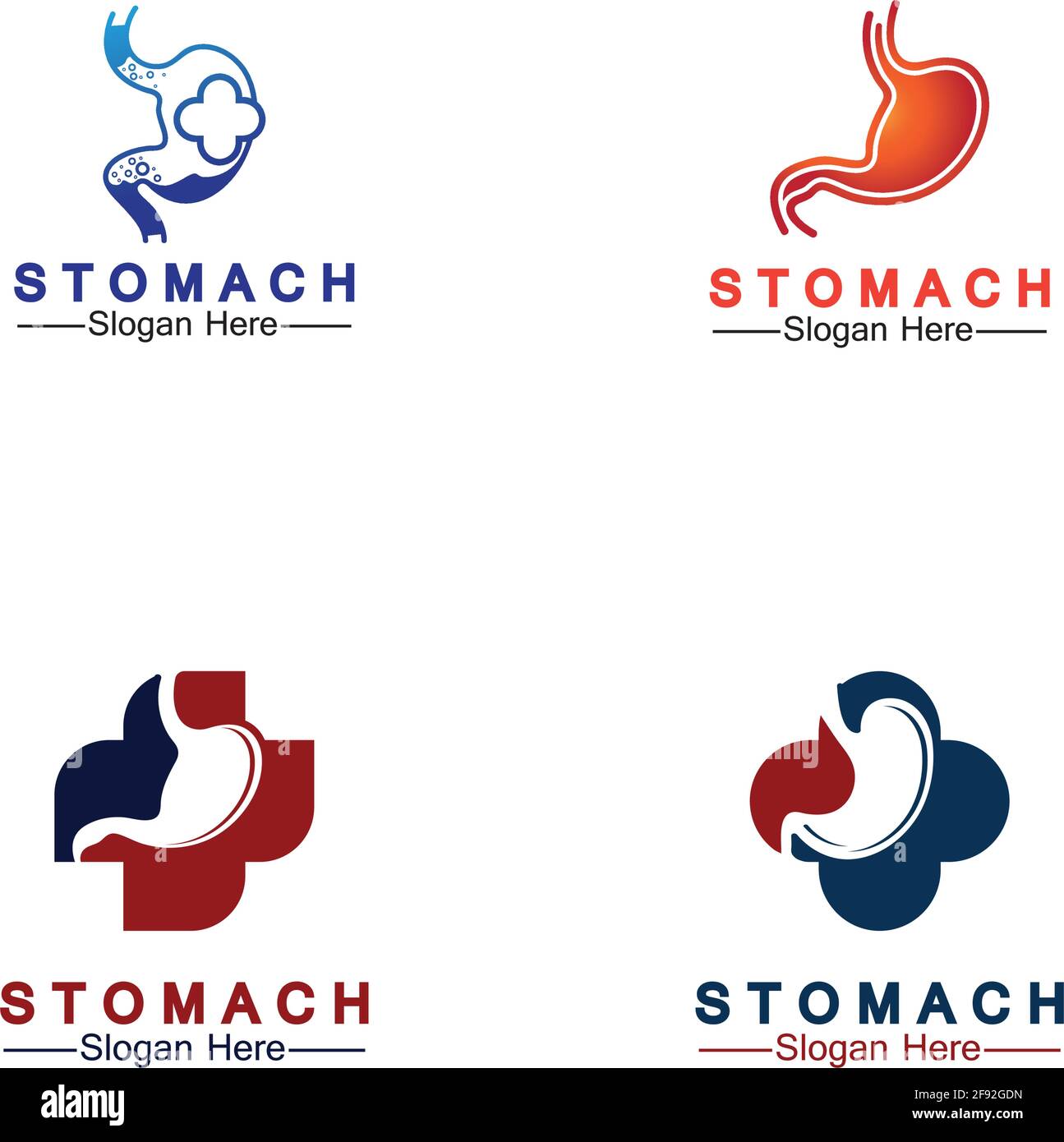 Stomach Health Logo vector illustration design - creative ...