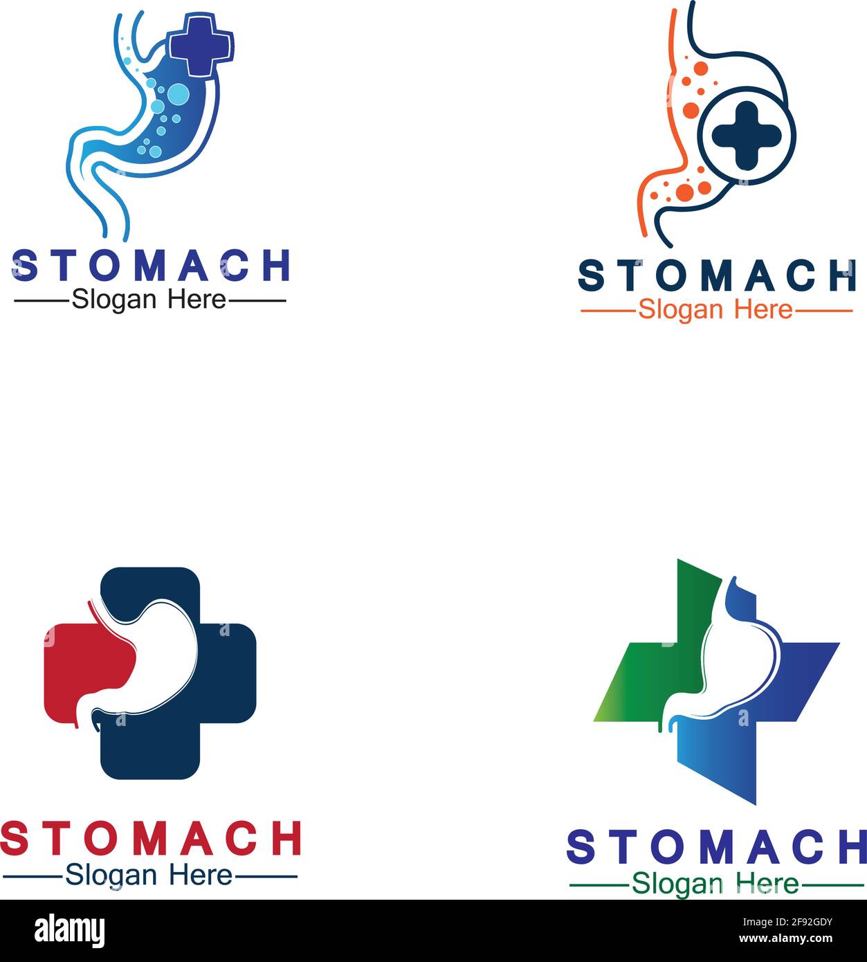 Stomach Health Logo vector illustration design - creative ...