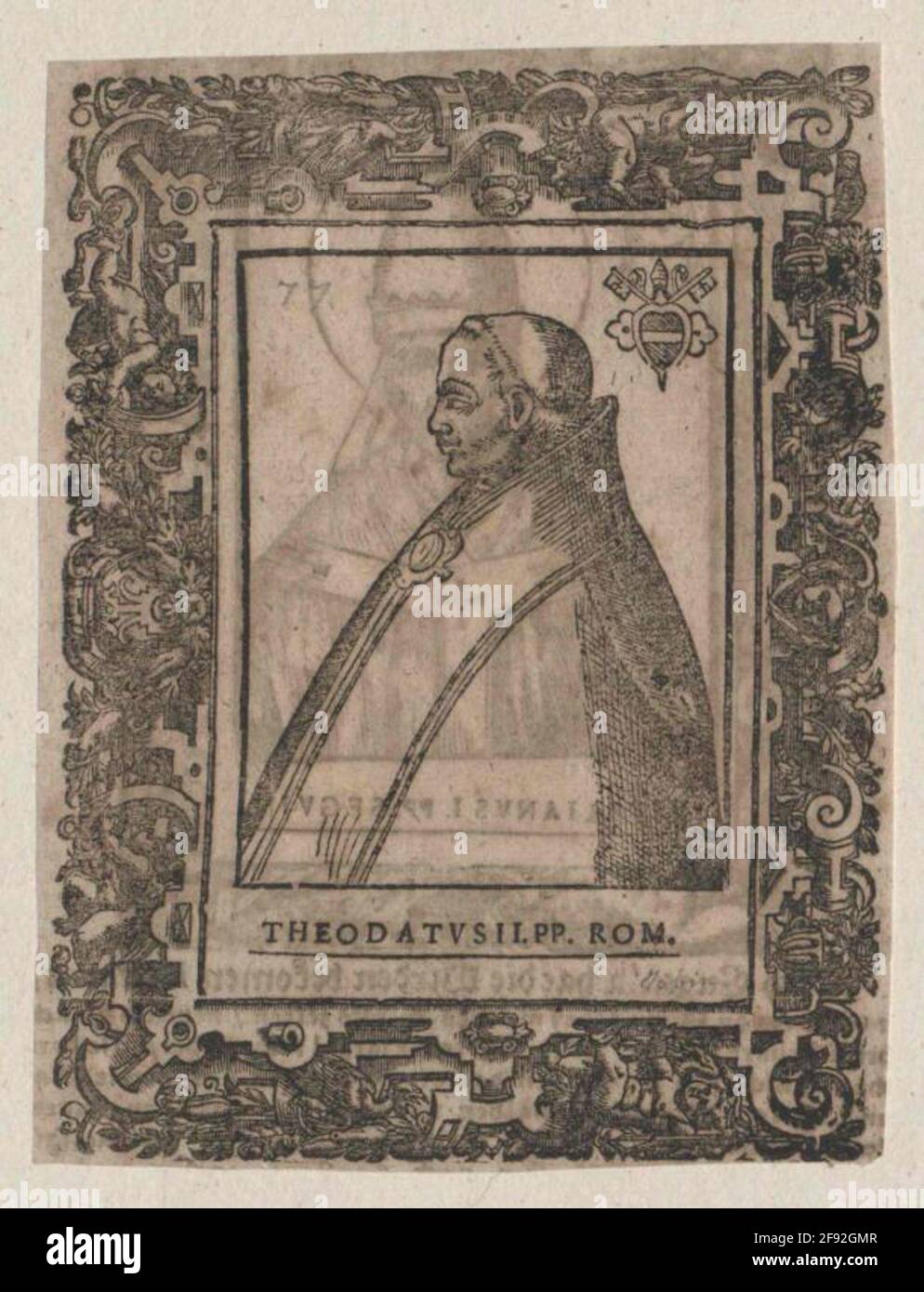 Adrian 2., A pope Stock Photo - Alamy