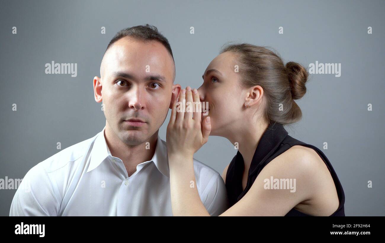 Couple secret hi-res stock photography and images - Alamy