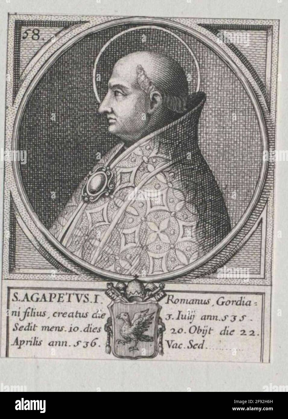 Pope agapetus hi-res stock photography and images - Alamy