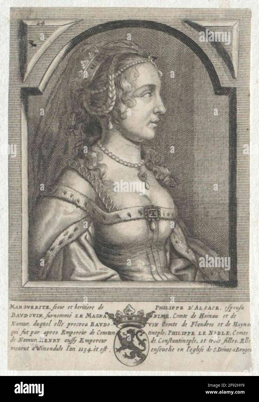 Margarete, Countess of Flanders Stock Photo - Alamy