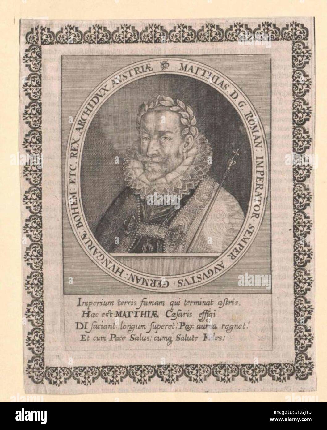 Matthias I., Roman-German Kaiser Stock Photo - Alamy
