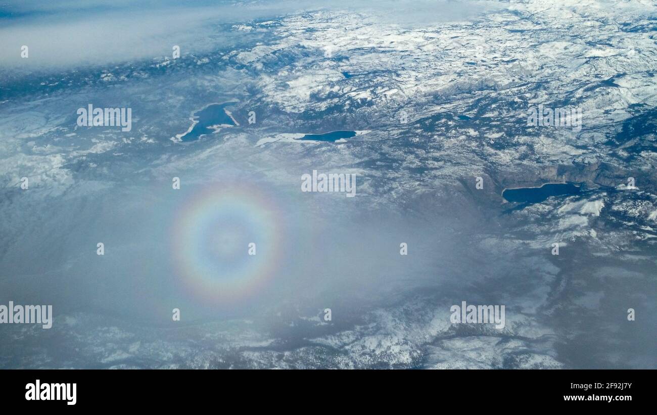 Rainbow View From Space