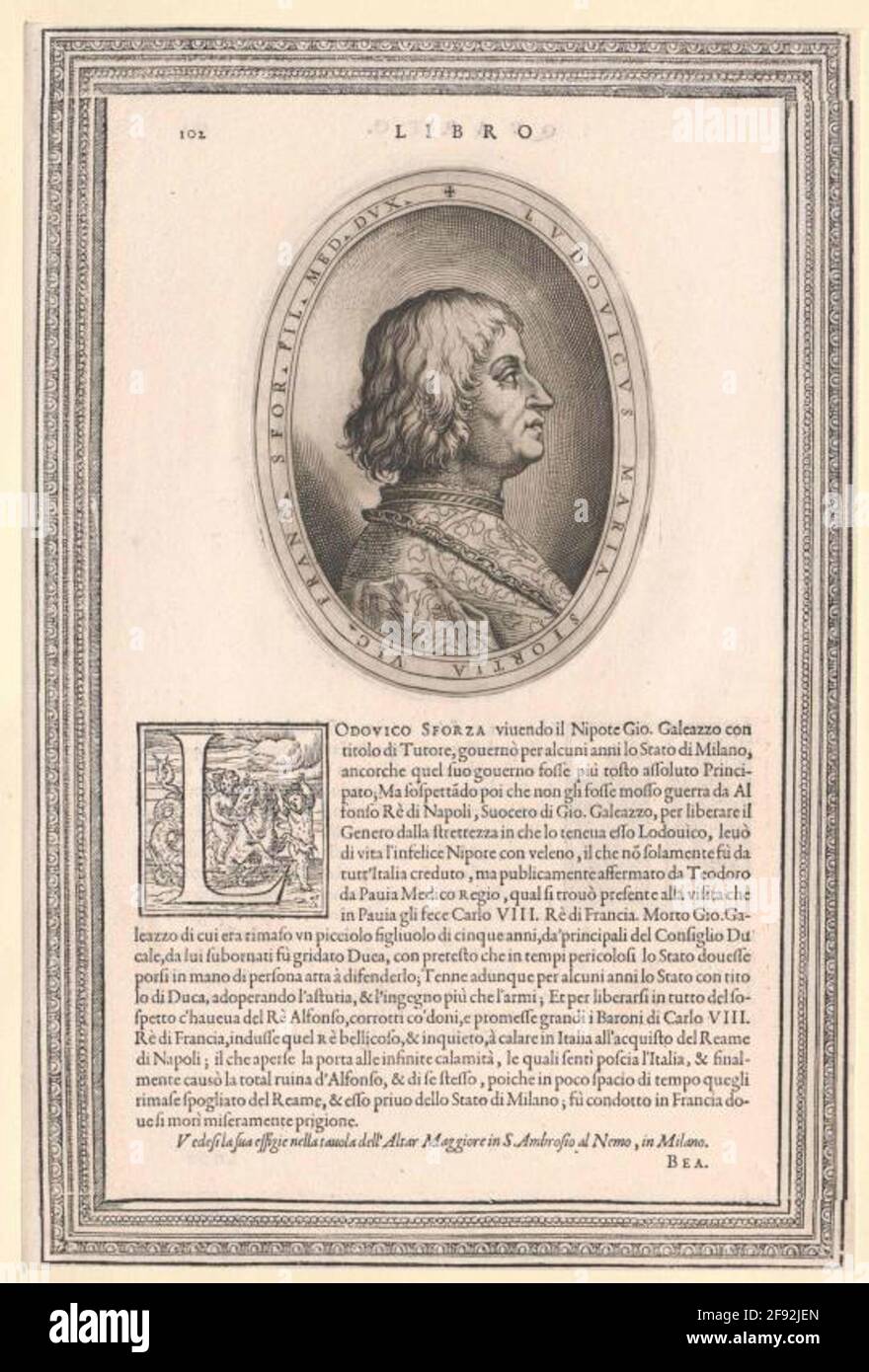 Duke of milan ludovico sforza hi-res stock photography and images - Alamy