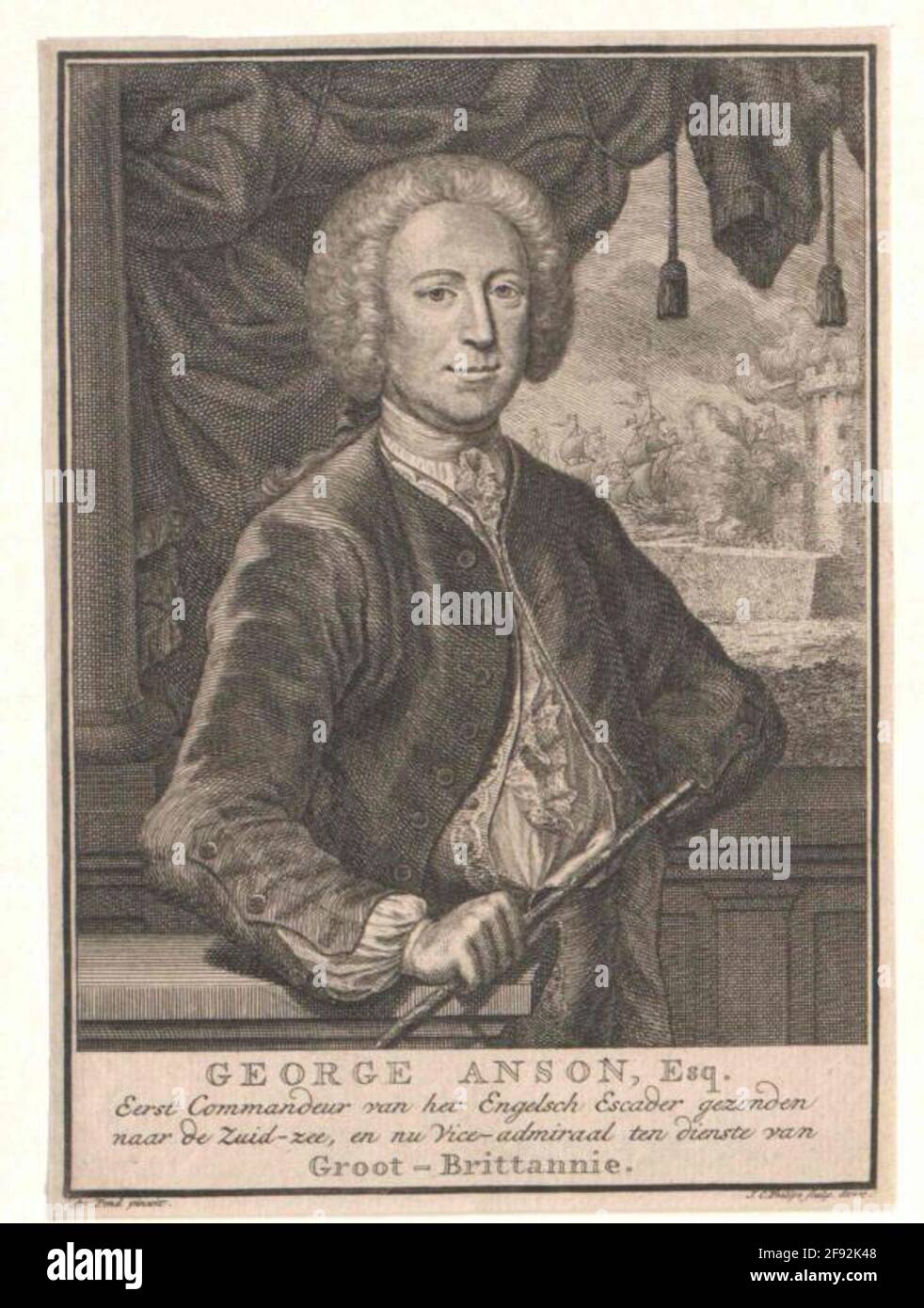 Anson, 1. Baron Anson, George Stock Photo - Alamy