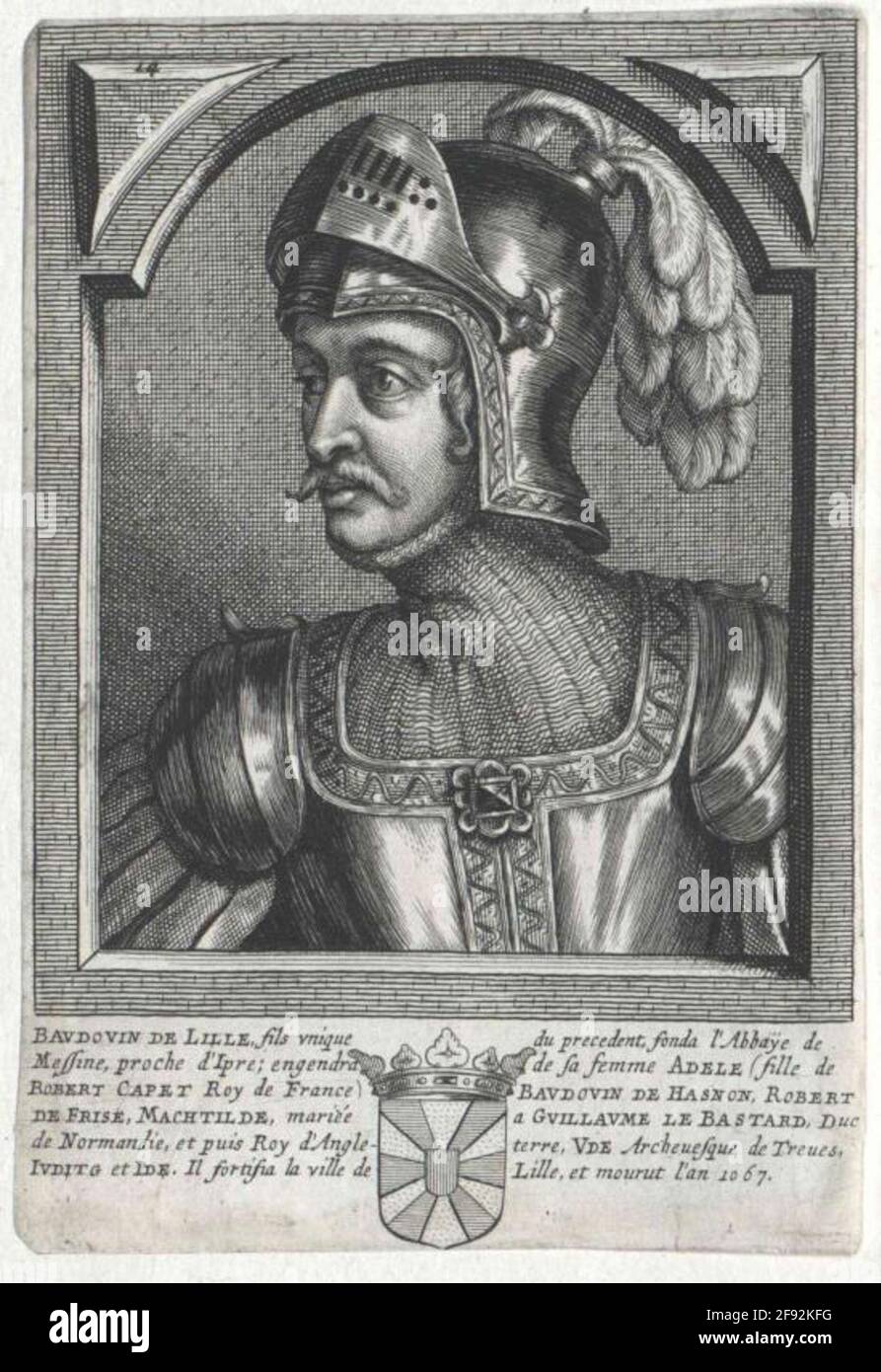 Balduin V., Count of Flanders Stock Photo - Alamy