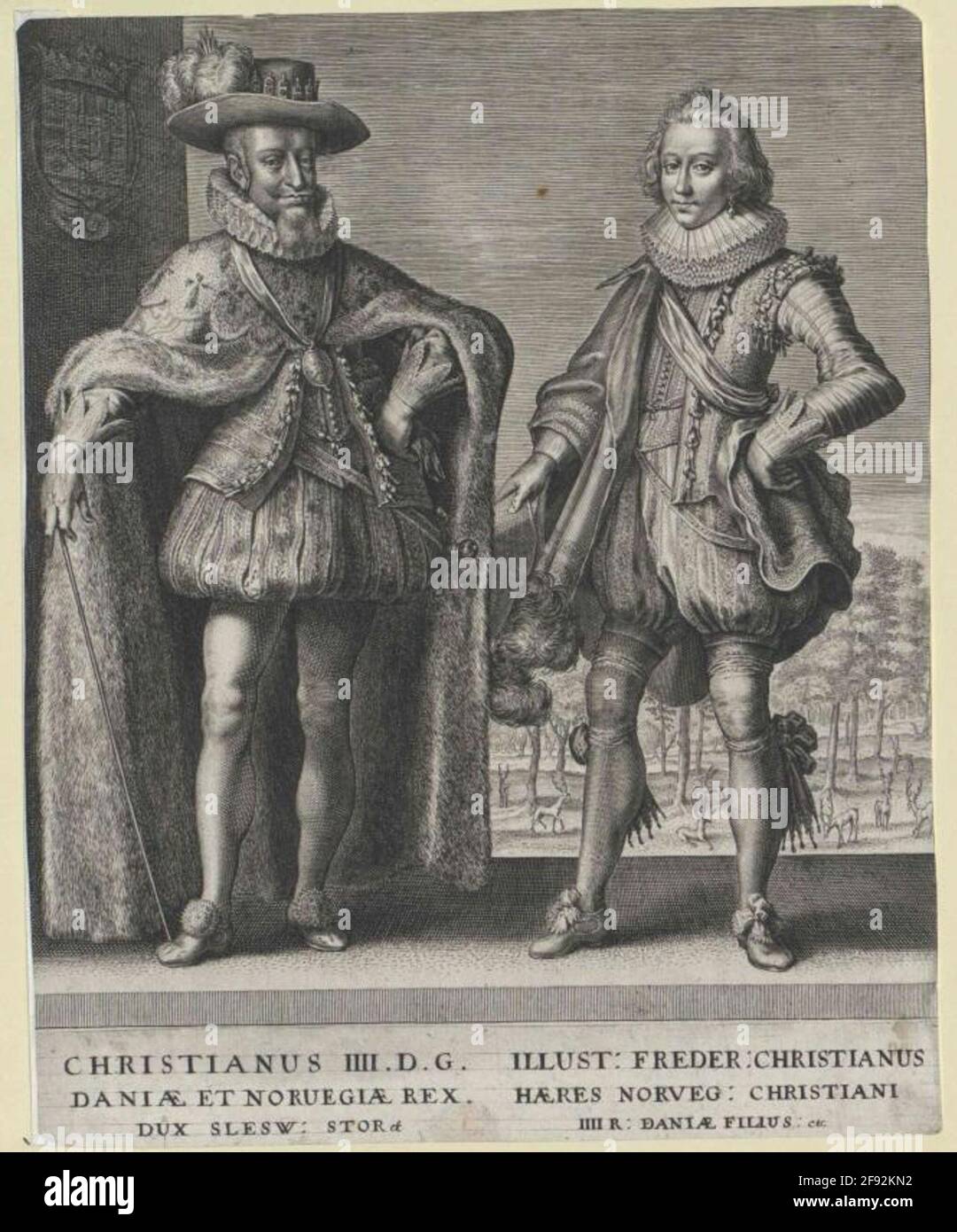 Christian IV., King of Denmark 1621/1630 Stock Photo - Alamy