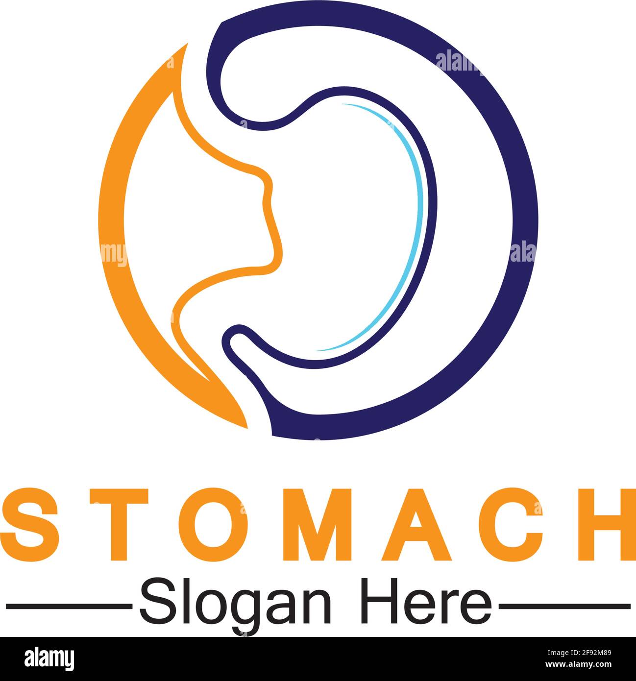 Stomach Health Logo vector illustration design - creative ...