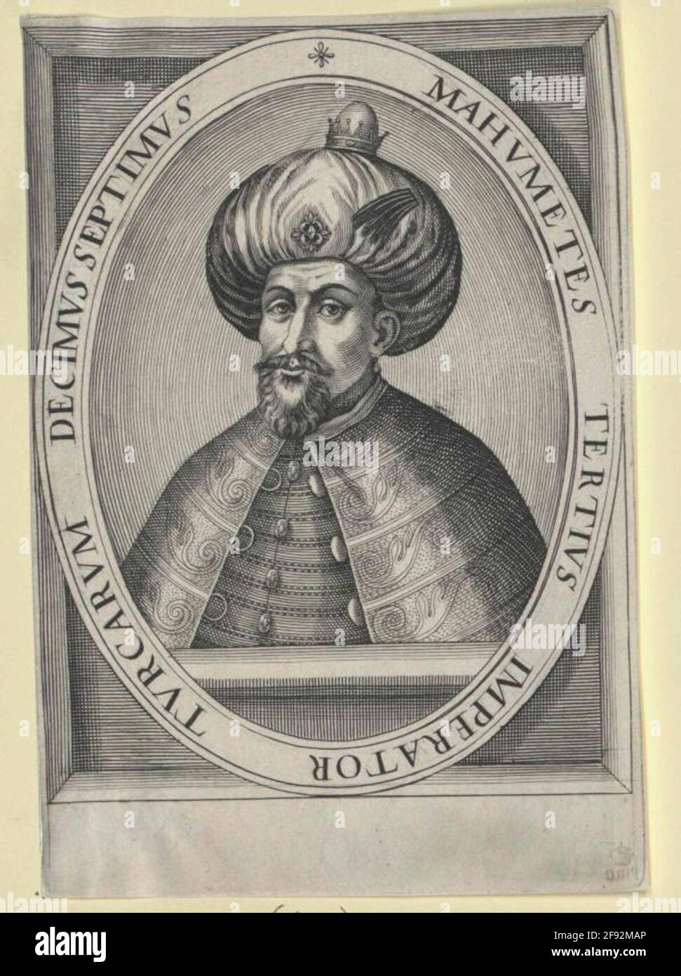 Mohammed III., Sultan of Turkey Stock Photo - Alamy