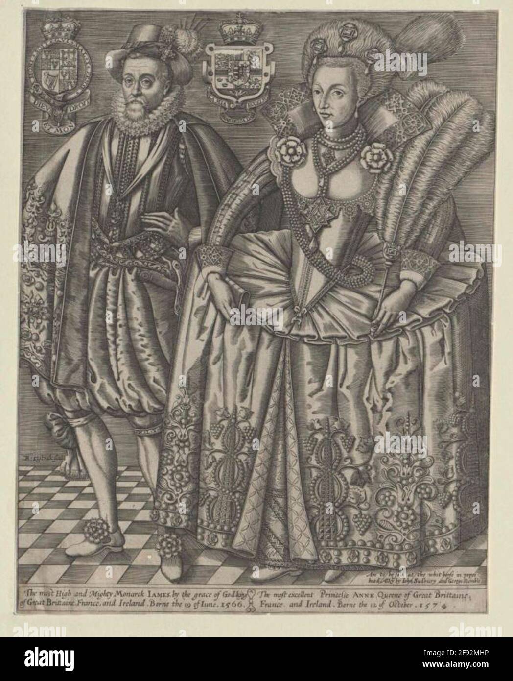 Jacob I. King of England Stock Photo - Alamy