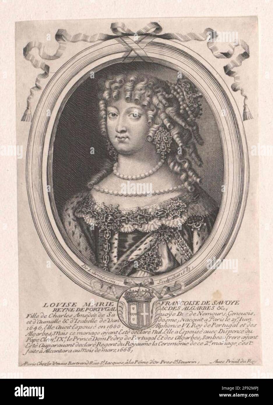 Maria Franziska, Queen of Portugal Stock Photo - Alamy