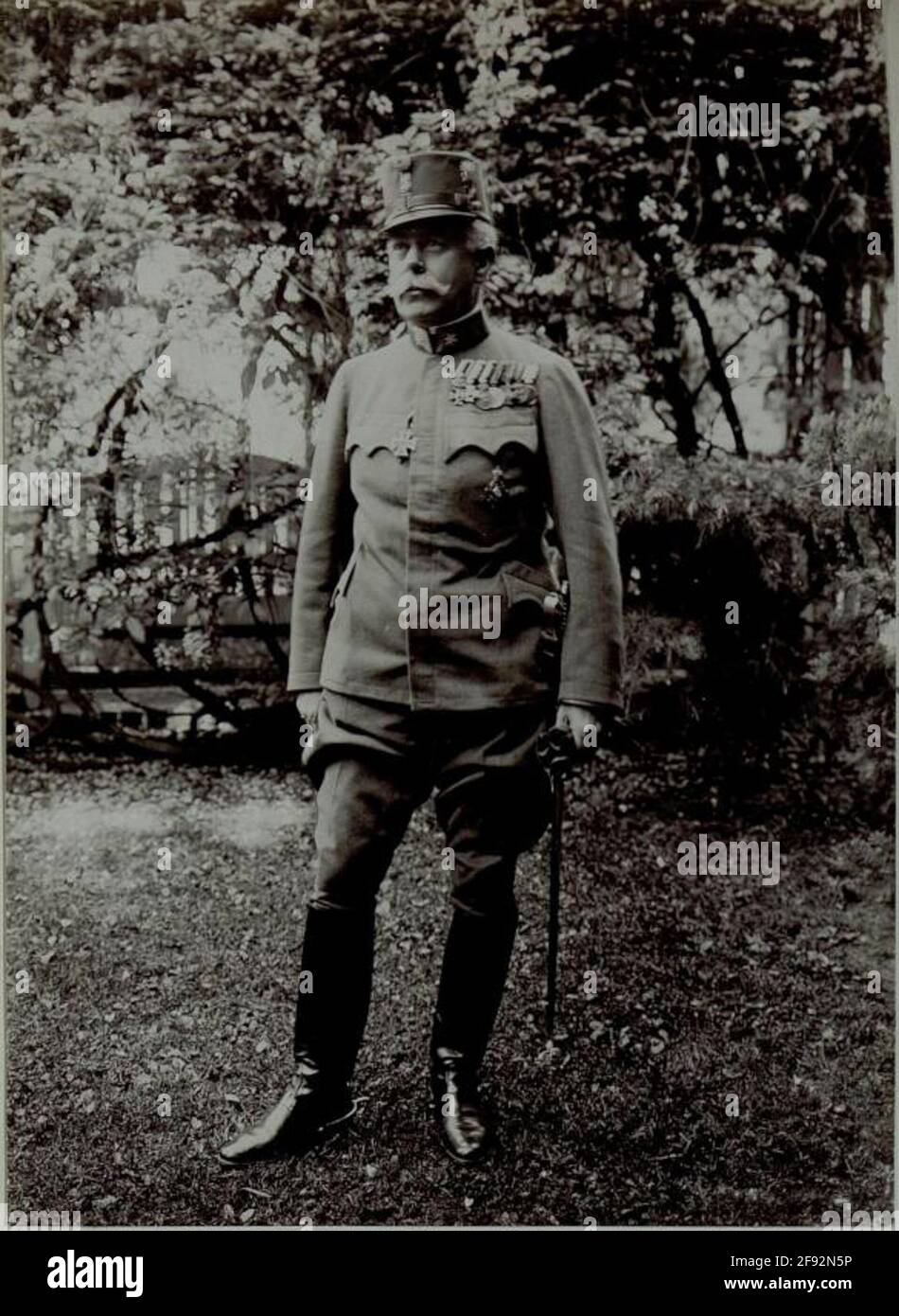 General Major Ernst Noble by Terboglav, commander of Lockforts Folgaria ...