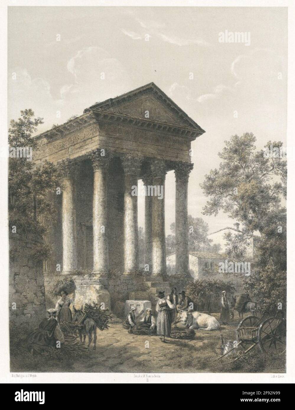 Temple of augustus and rome hi-res stock photography and images - Alamy
