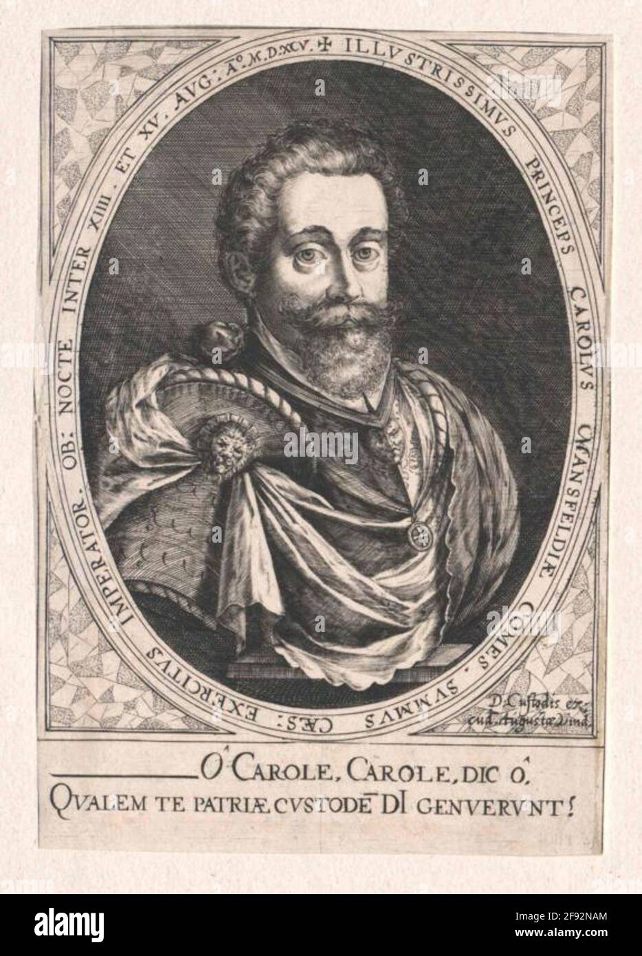 Mansfeld, Karl Prince Stecher: Custos, Dominicus Stock Photo - Alamy