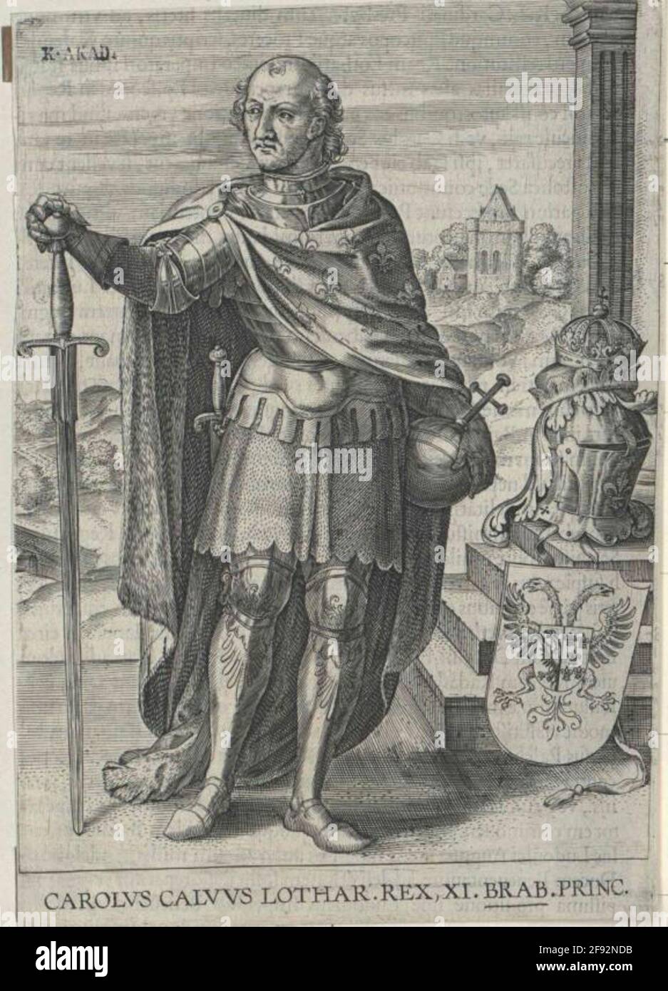 Karl II, the Kahle, Roman Emperor Stock Photo - Alamy