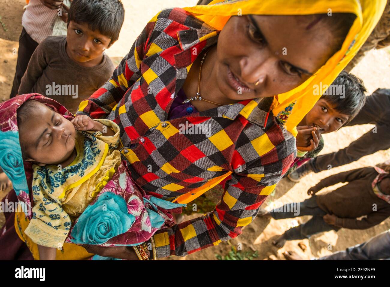 A rural tribal village in Rajasthan, India Stock Photo - Alamy