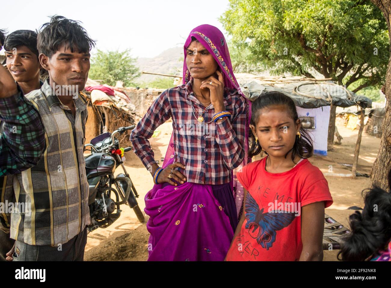 A rural tribal village in Rajasthan, India Stock Photo - Alamy