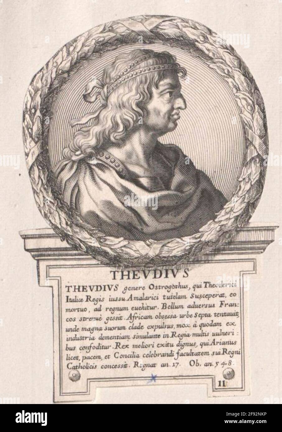 TheUdis, King of the Westgoten Stock Photo - Alamy