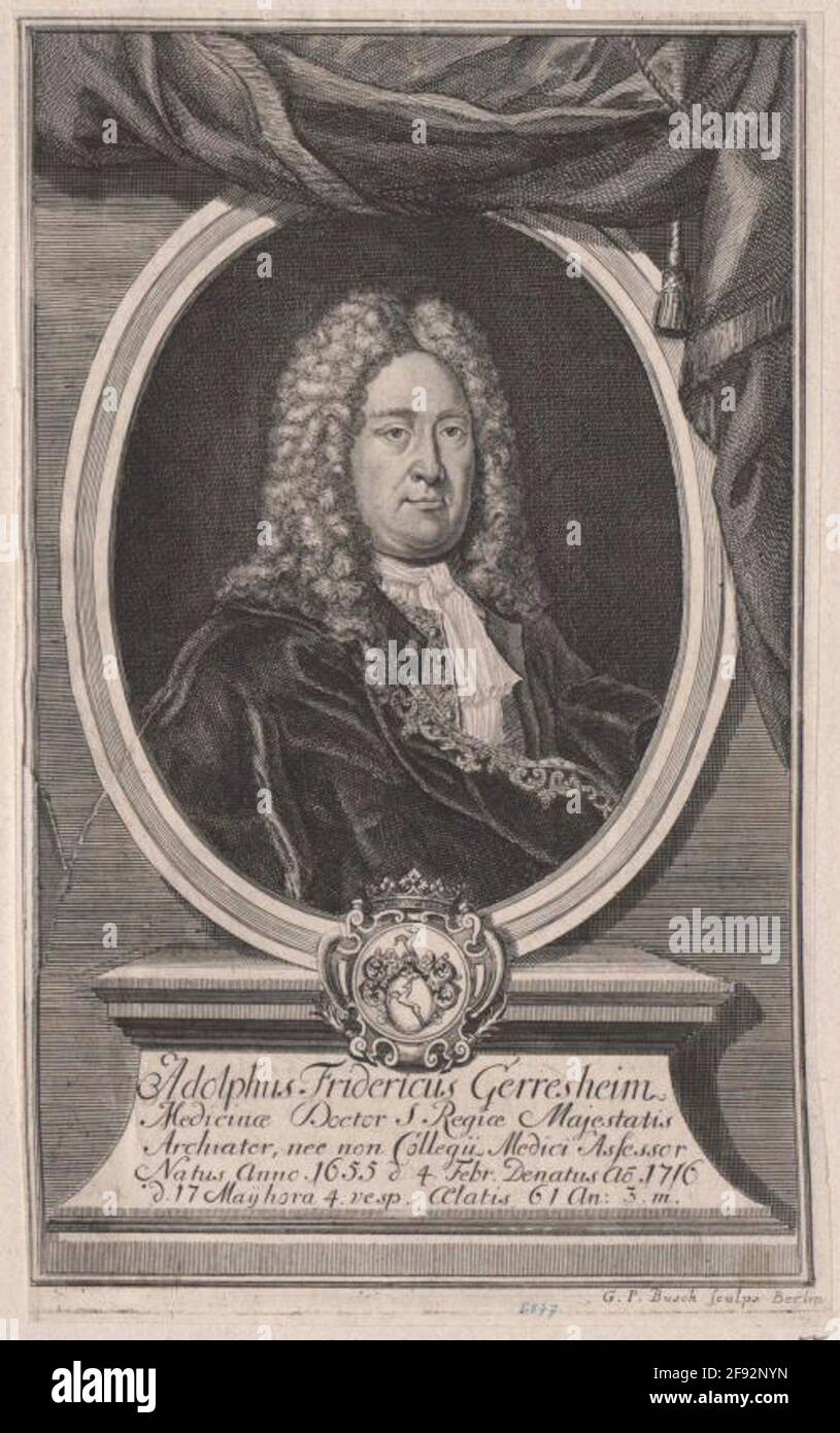 Gerresheim, Adolf Friedrich Stock Photo - Alamy
