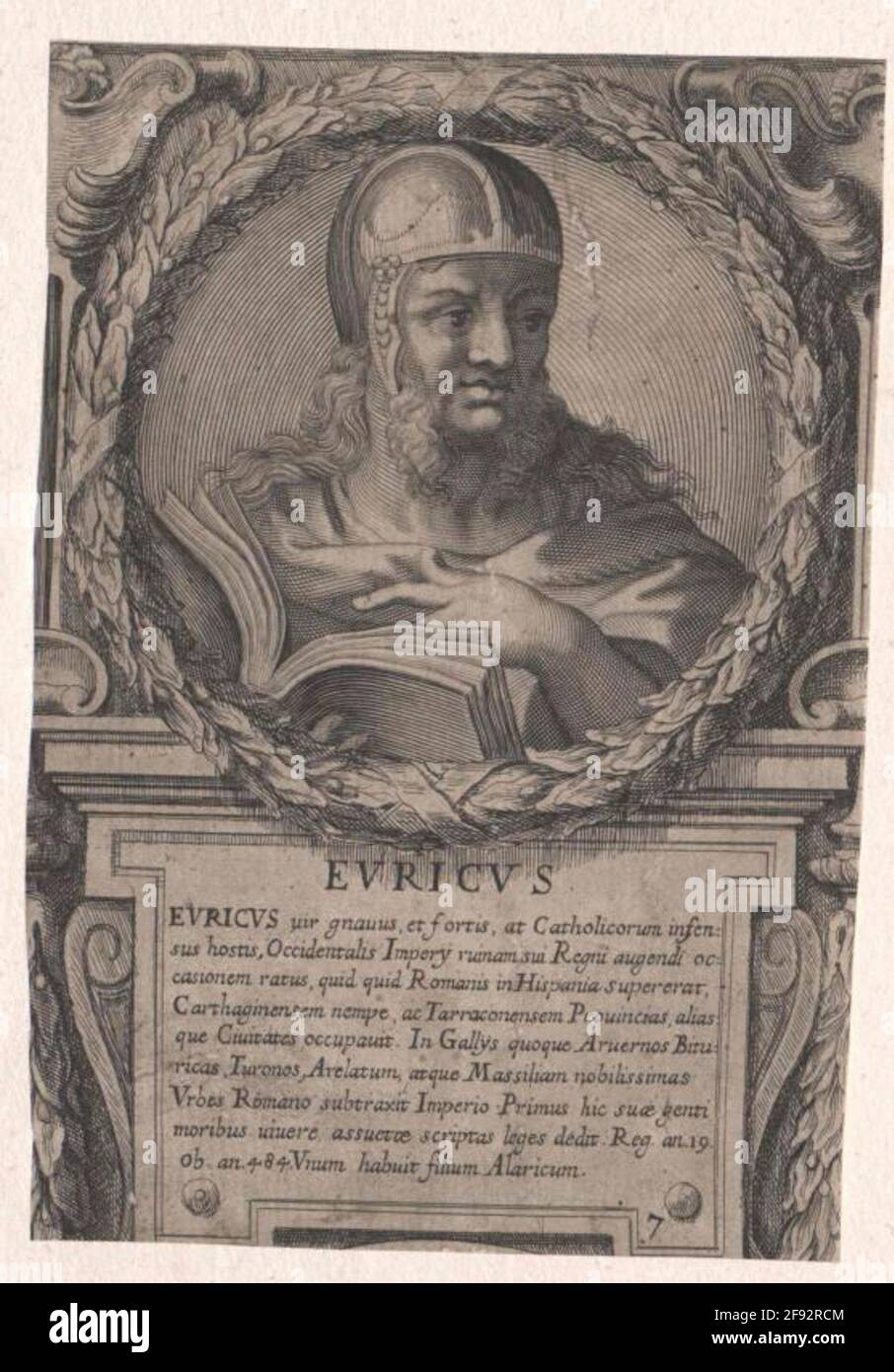 Eurich, King of Westgoten Stock Photo - Alamy