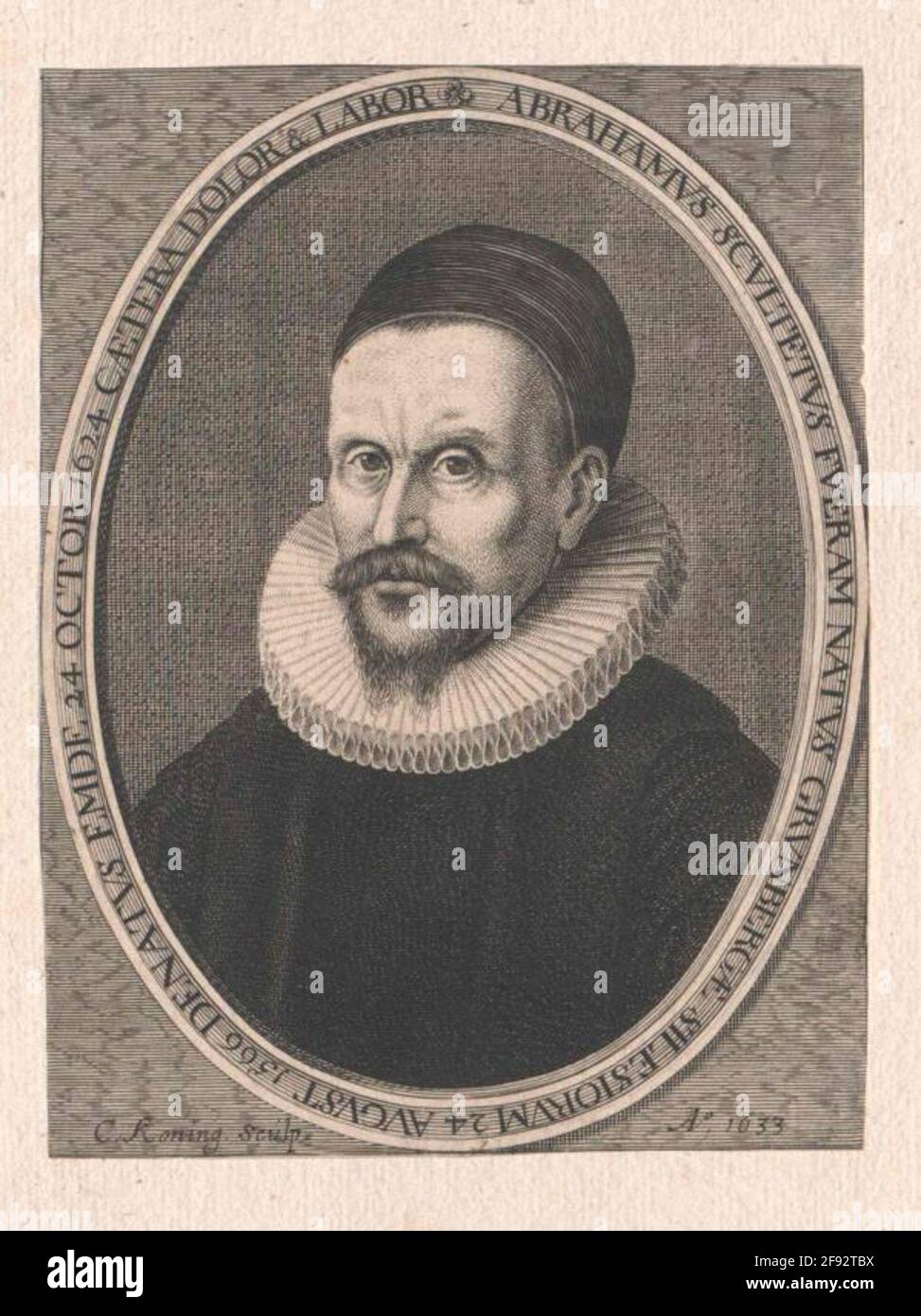 Scultetus, Abraham Stecher: King, Cornelis Stock Photo - Alamy