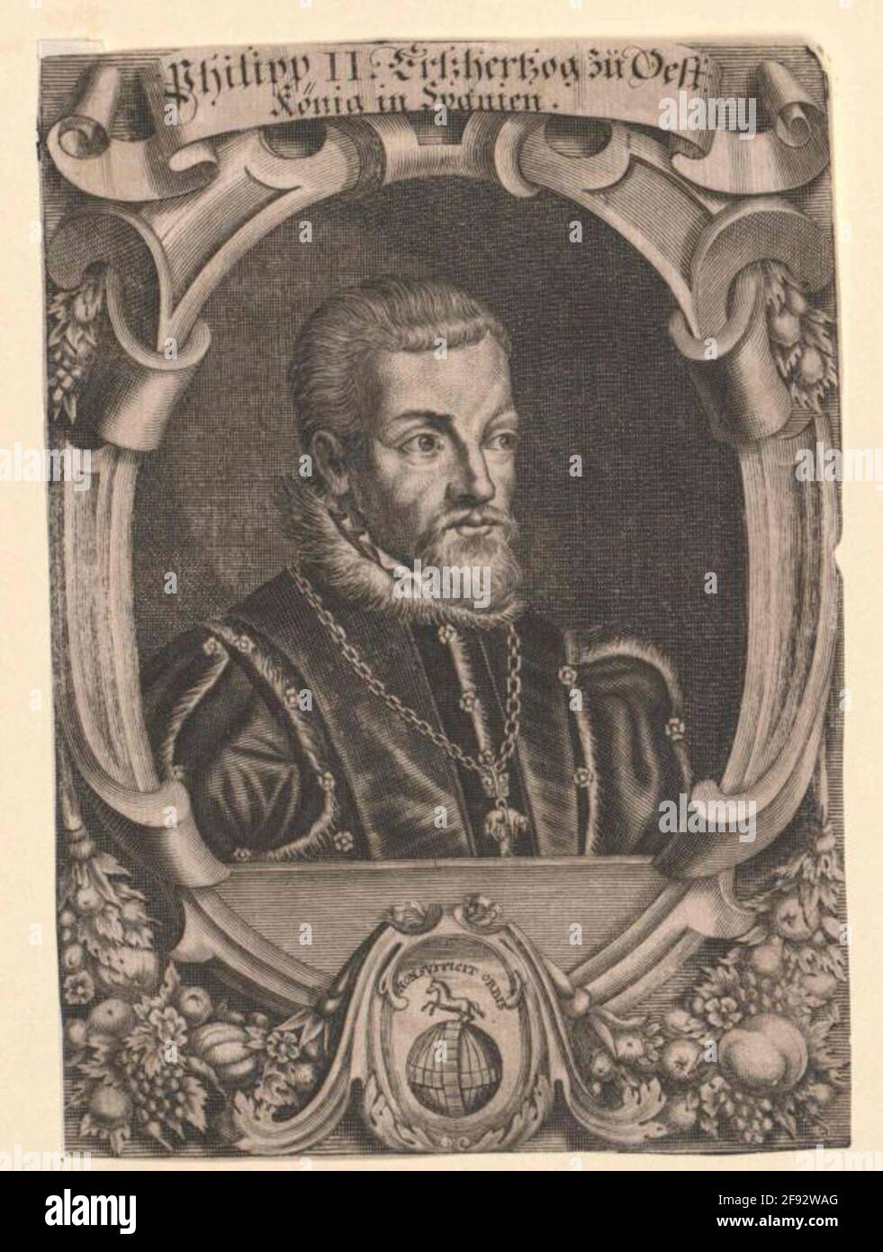 Philipp II., King of Spain 1556/1700 Stock Photo - Alamy