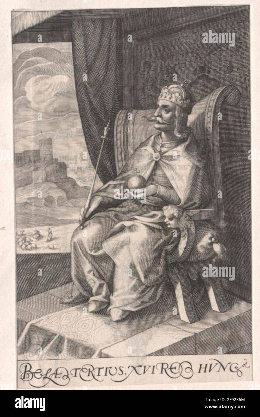 Béla III., King of Hungary Stock Photo - Alamy