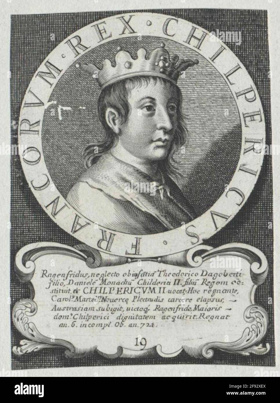 Chilperich II., King of Franconia Stock Photo - Alamy