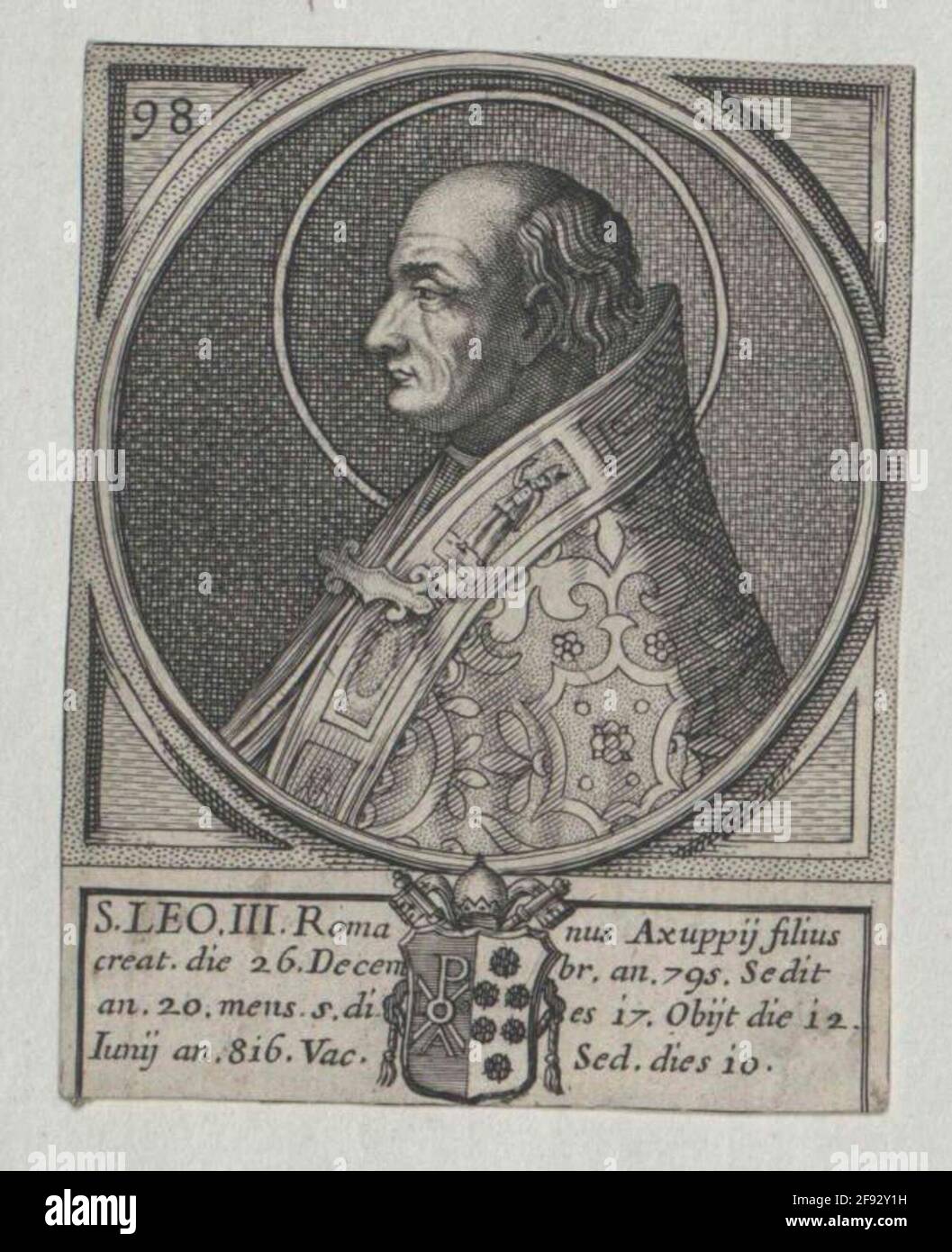 Leo III, Pope Stock Photo - Alamy