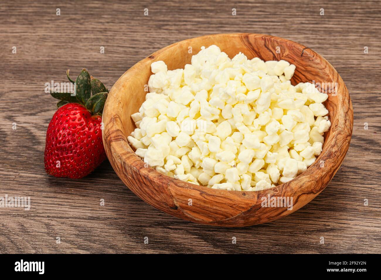 Dietary food - grain cottage cheese in the bowl Stock Photo - Alamy